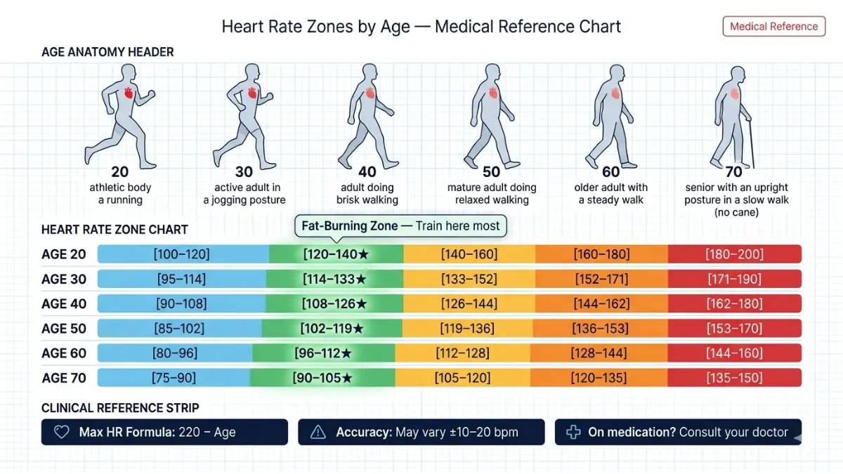Heart Rate Zone Calculator 2026: Find Your Fat Burn Zone