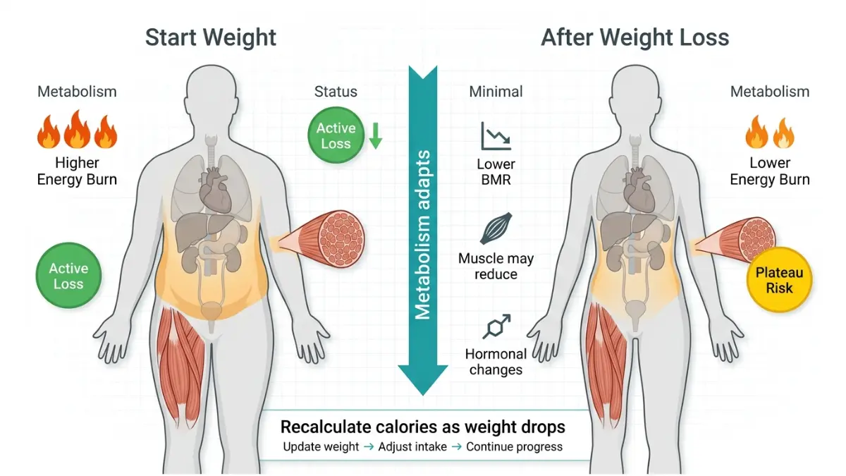 Weight Loss Calculator: See Your Goal Date Instantly