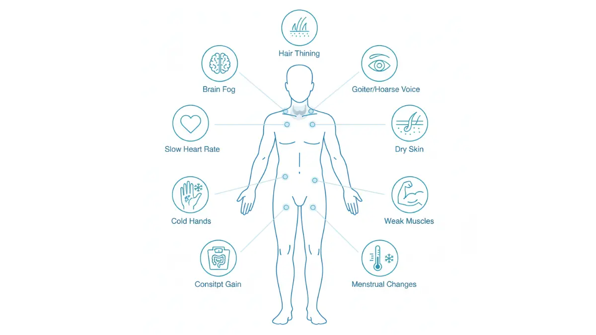 Hypothyroidism Symptoms: 12 Signs Your Thyroid Is Dying