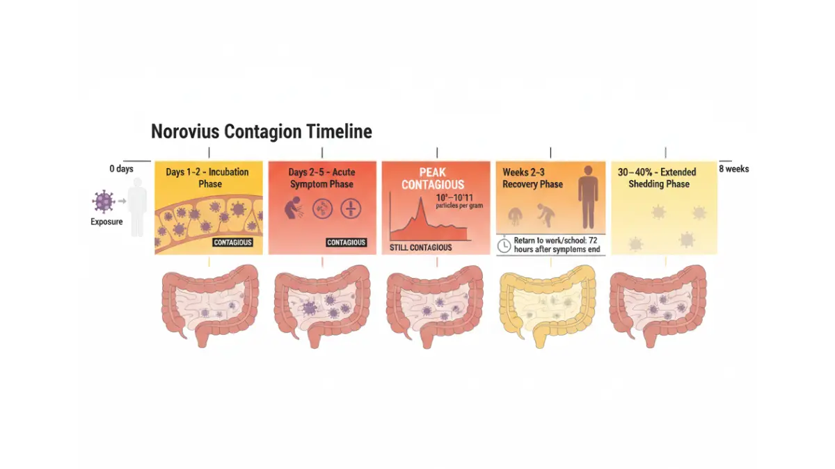 Norovirus LA: How Long Contagious? 2025 Surge
