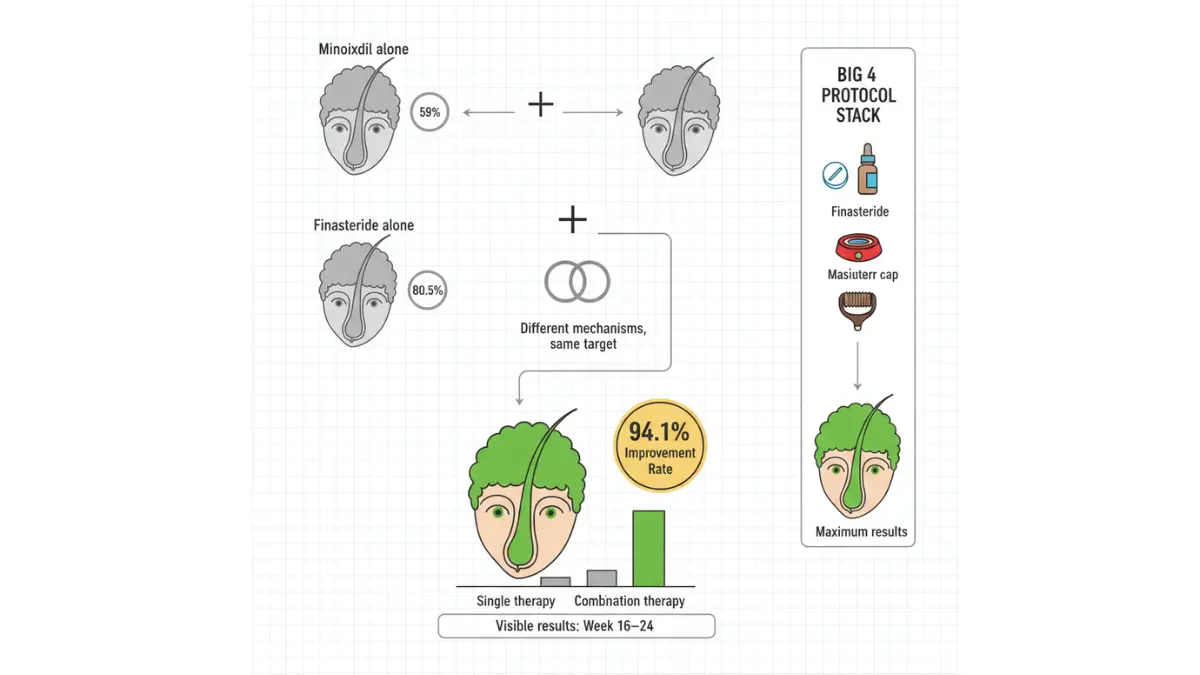Hair Loss Therapy 2026: Combination Protocols Win at 94%