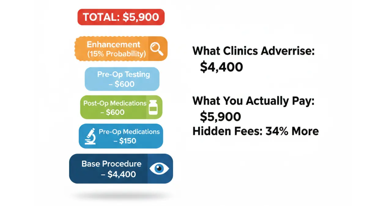 LASIK Cost 2026: Why Your Bill Will Be $2,000 More Than Quoted