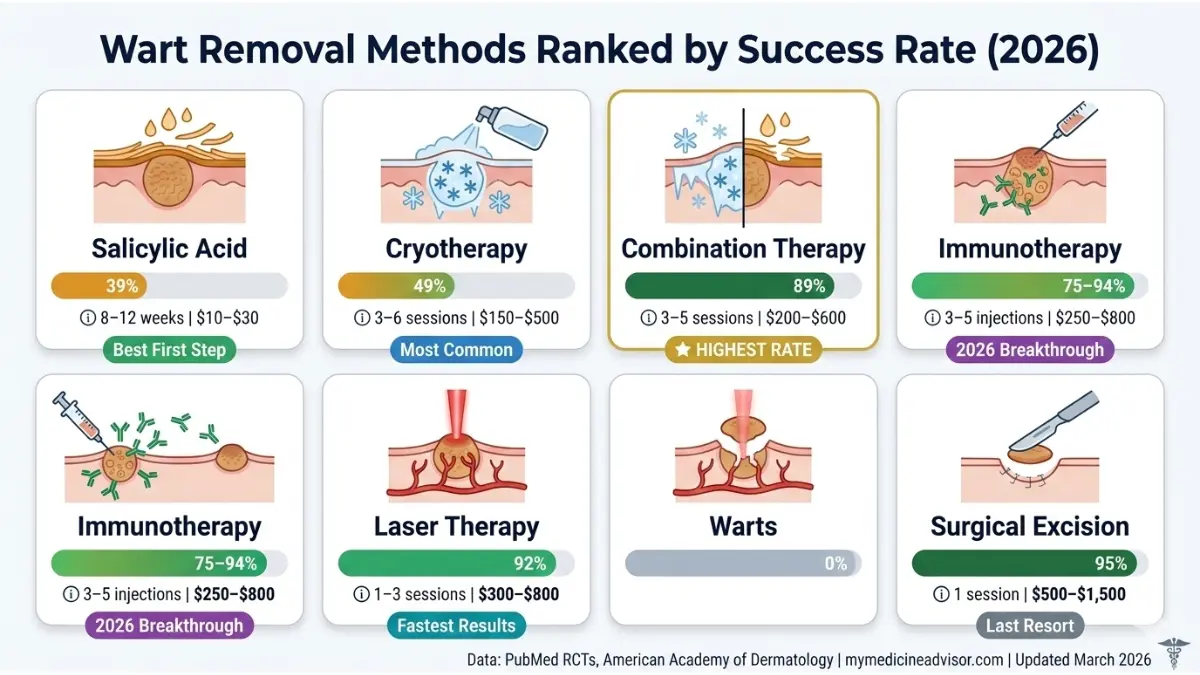 Wart Removal: 90% Success Rate Methods (2026)