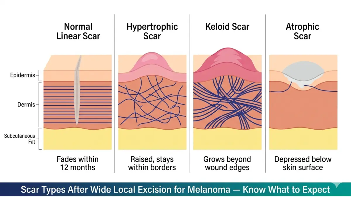 Wide Local Excision Melanoma: Margins, Scars and Recovery